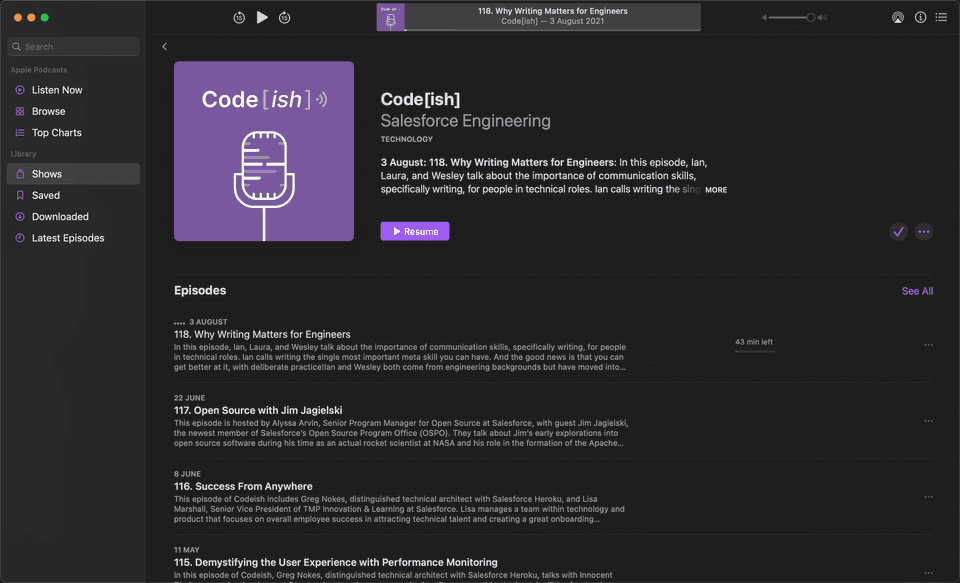 Top 14 Podcasts for developers